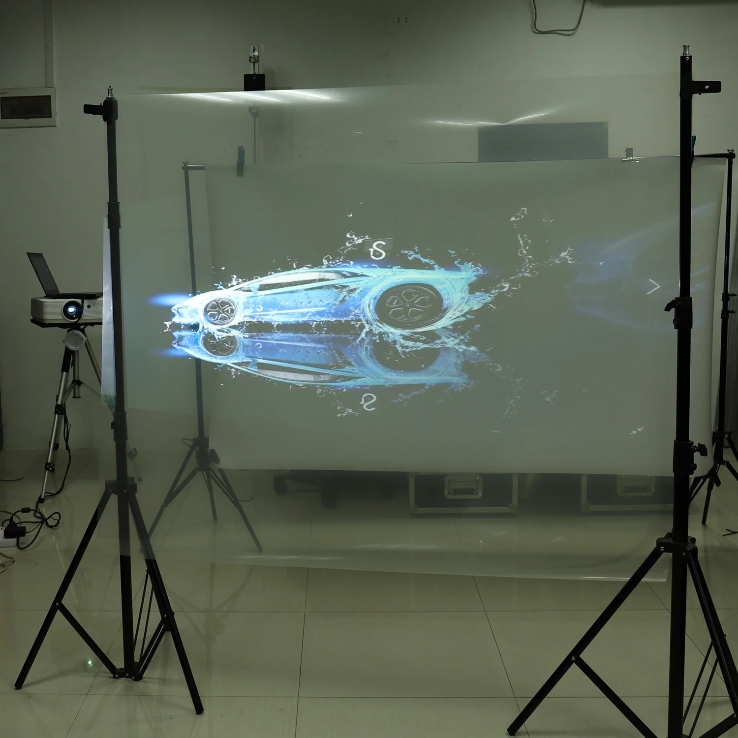 Holographic Transparent Rear Projection Film /hologram Laminating Film ...