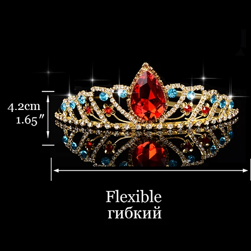 Princess Crystal Crown Headband Bridal Hair Accessories for Women Girls ...