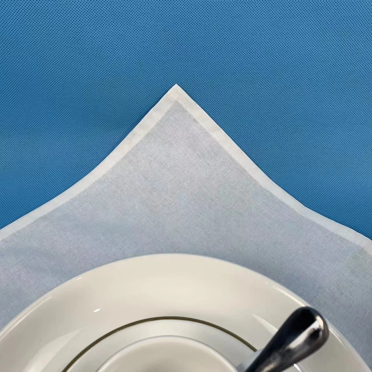 100% Cotton Cloth Fabric Table Napkins for Wedding Dinner Restaurant ...