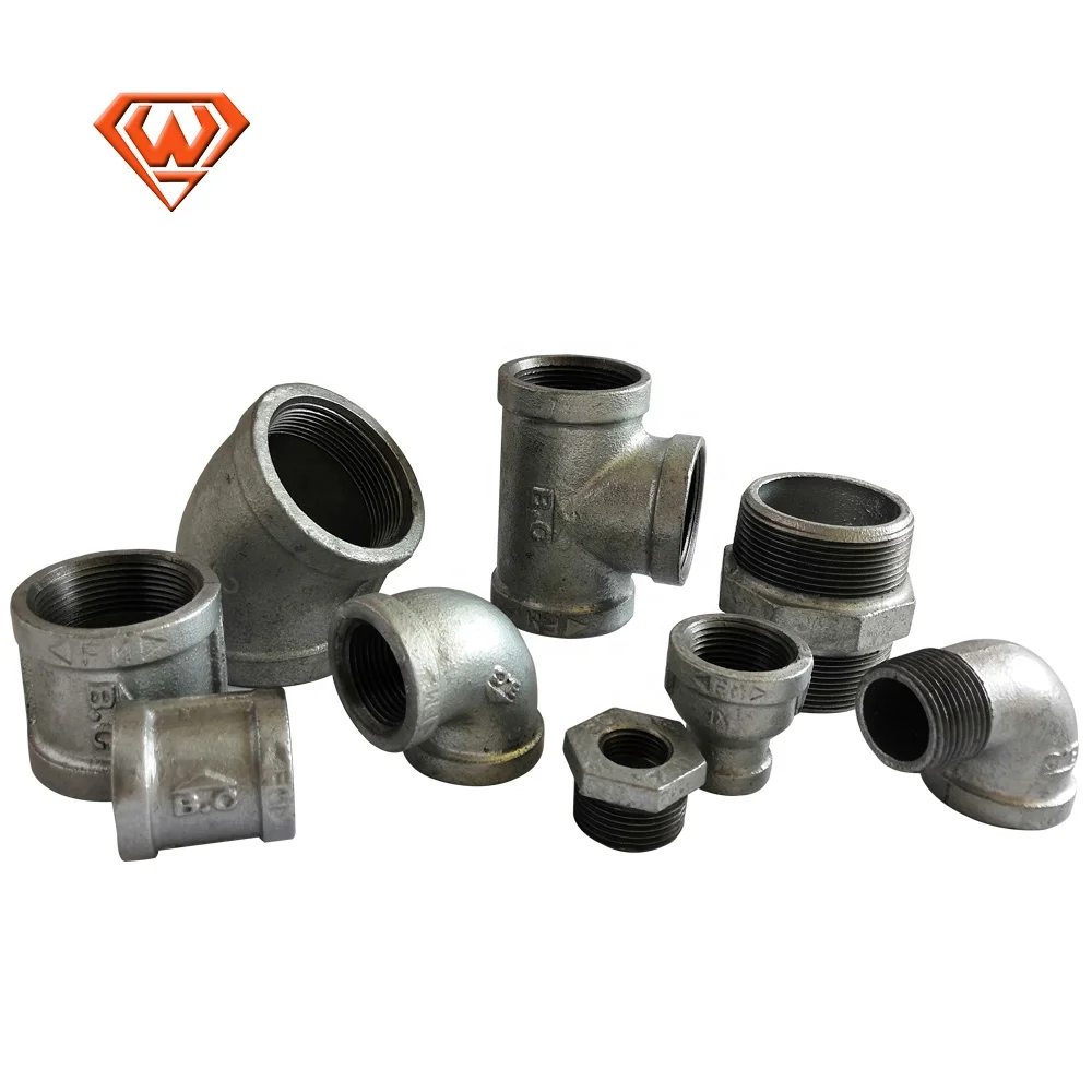 Sand Blasting Black Malleable Iron Pipe Fittings Reducer Bushings ...