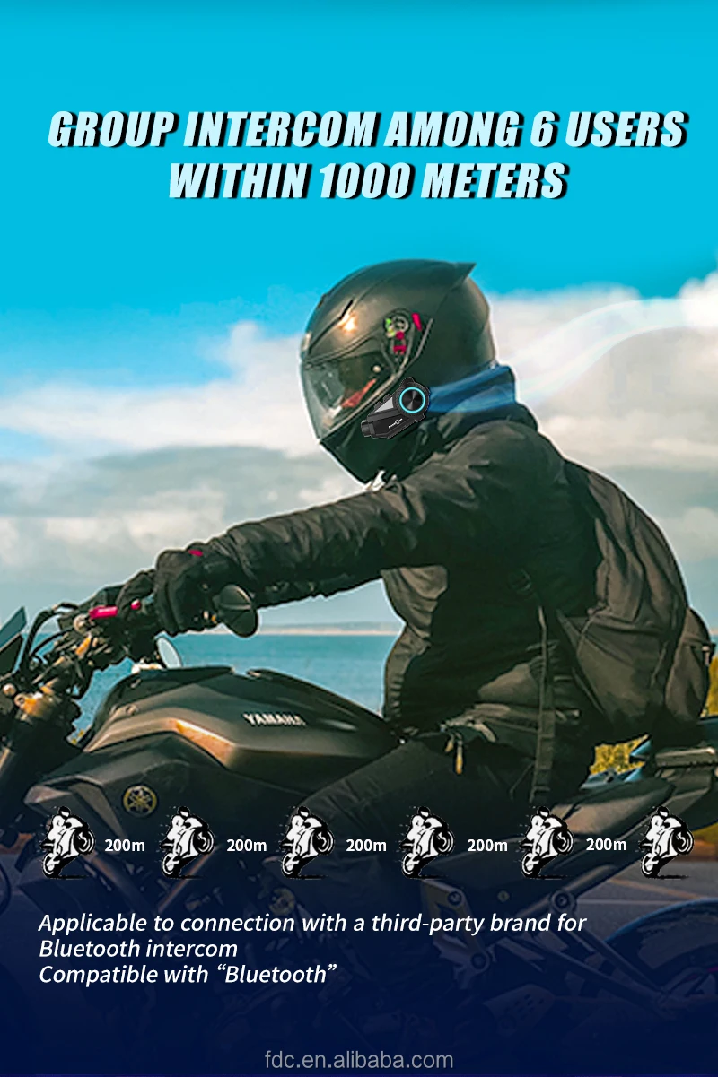 Freedconn R3 Bluetooth Intercom Recorder - Noise Cancellation