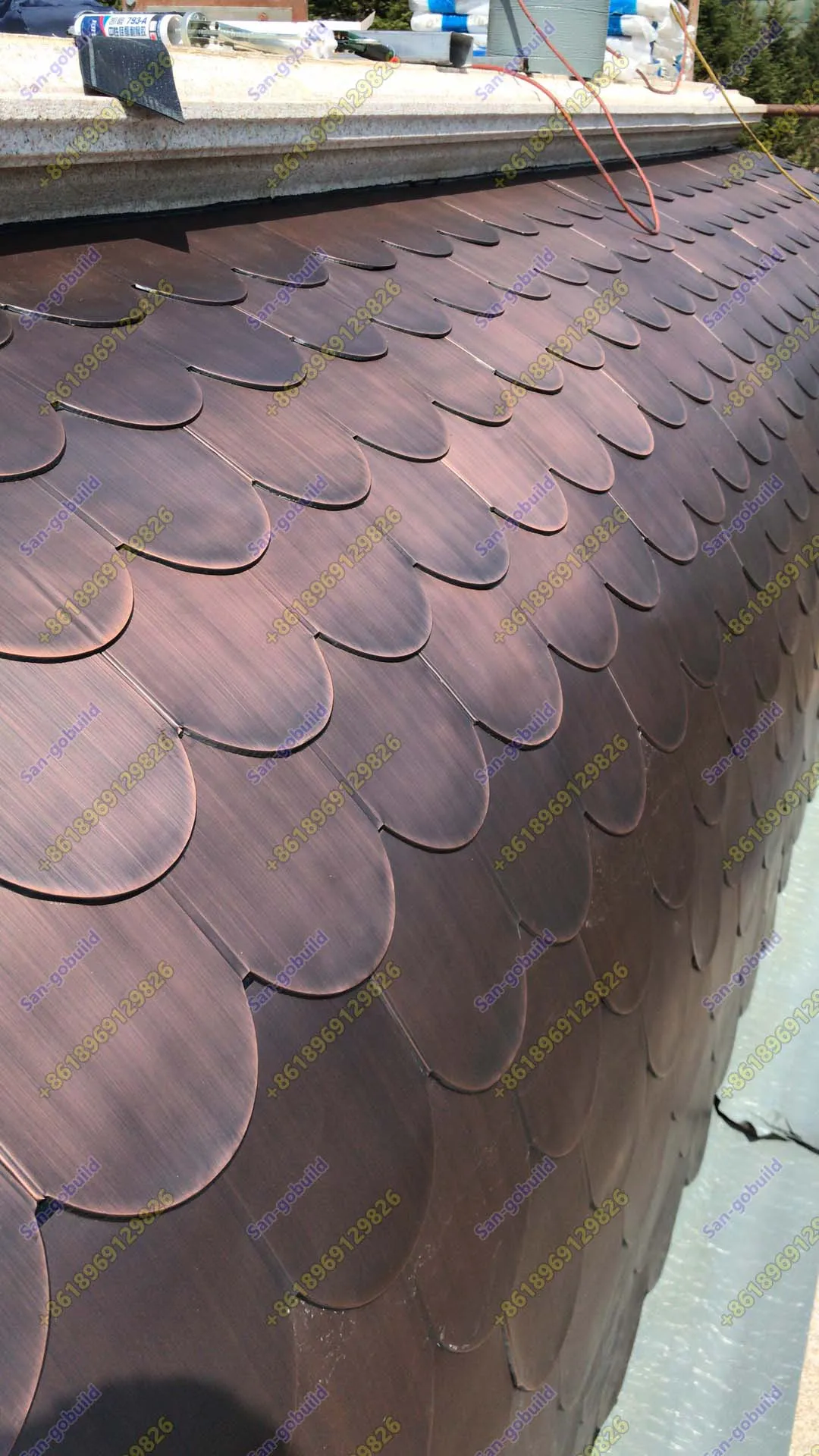 Sbs Bitumen Composite Metal Roofing Materials Fire Resistant Rooftop ...