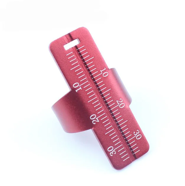 Colored Aluminum Dental Endodontic Root Canal Finger Rulers Span ...