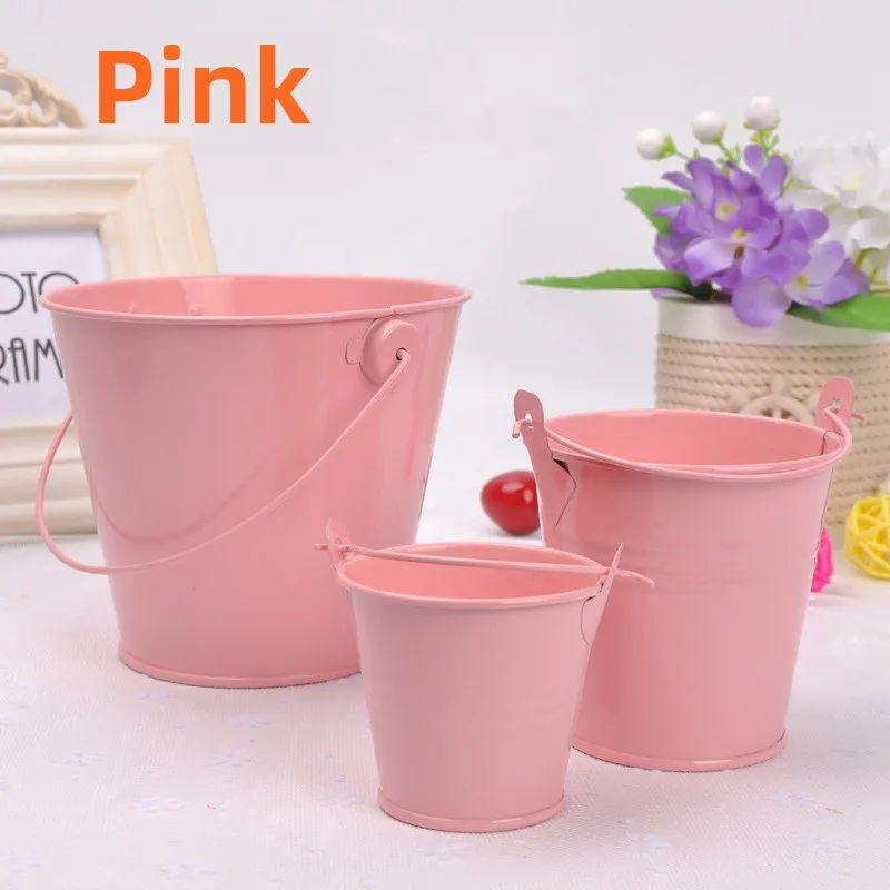 Mini Iron Bucket for Easter Metal Buckets with Handle Crafts Creative ...