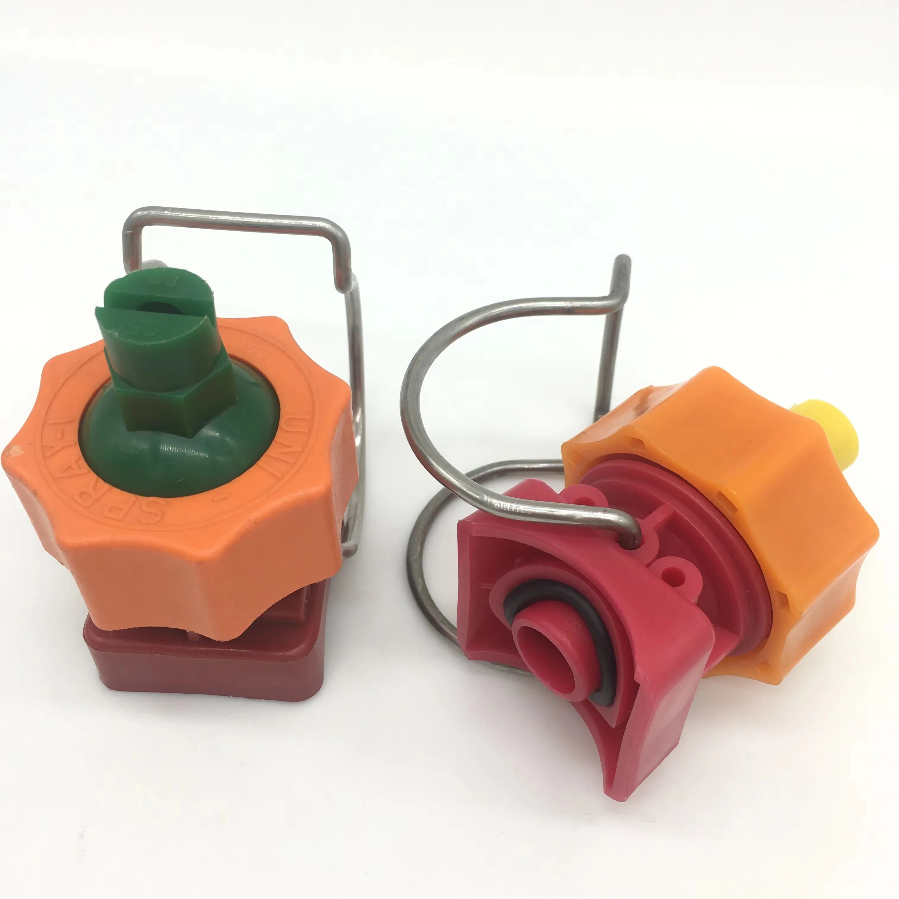 Plastic Adjustable Flat Fan Pipe Clamp Washing Nozzle