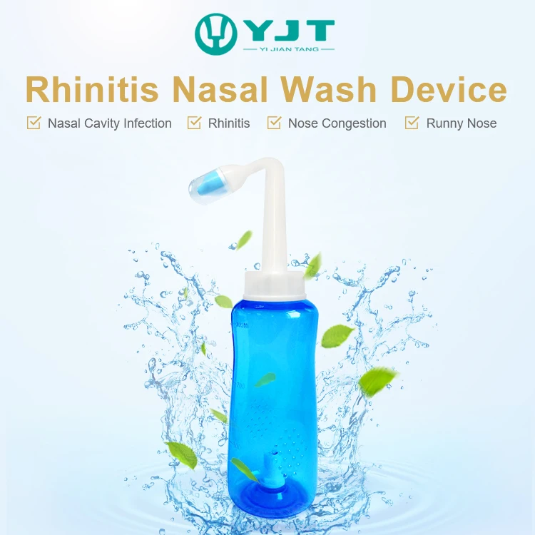 Nose Cleaning Medical Devices 300ml Nasal Rinsing Wash Pot Irrigator ...