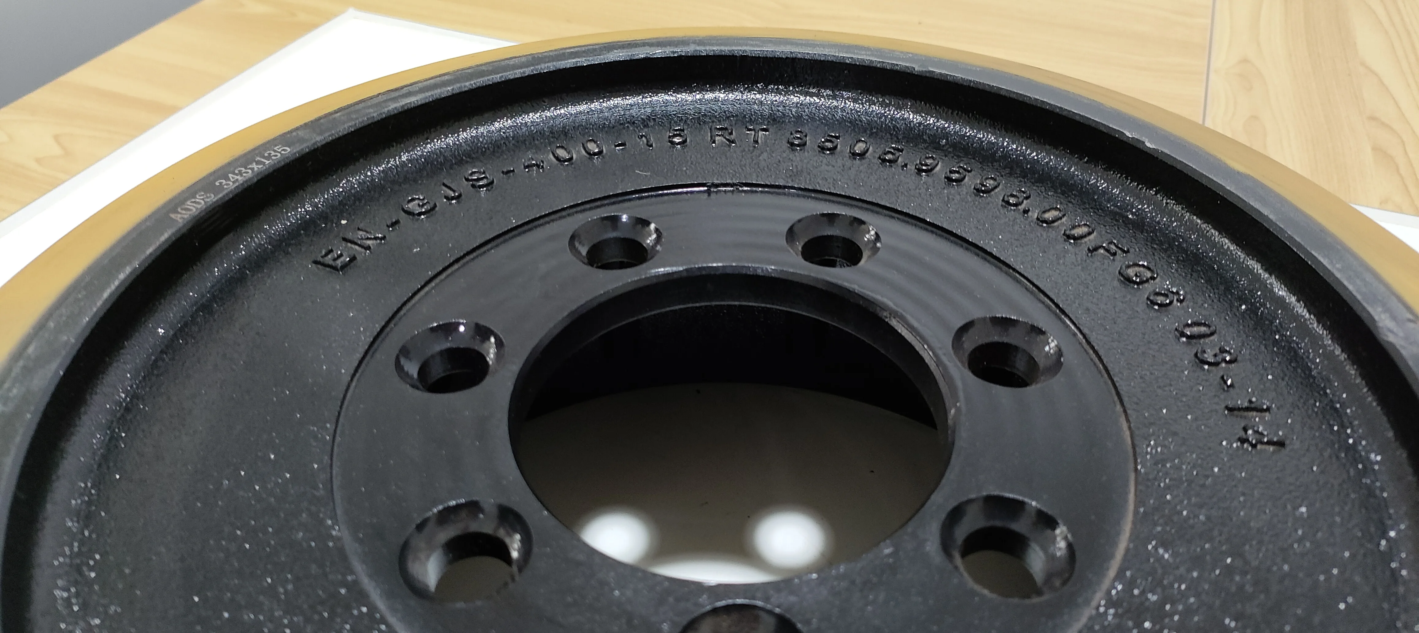 Forklift Polyurethane Drive Wheel 343*135 0029903814 for Linde R14/R16 ...