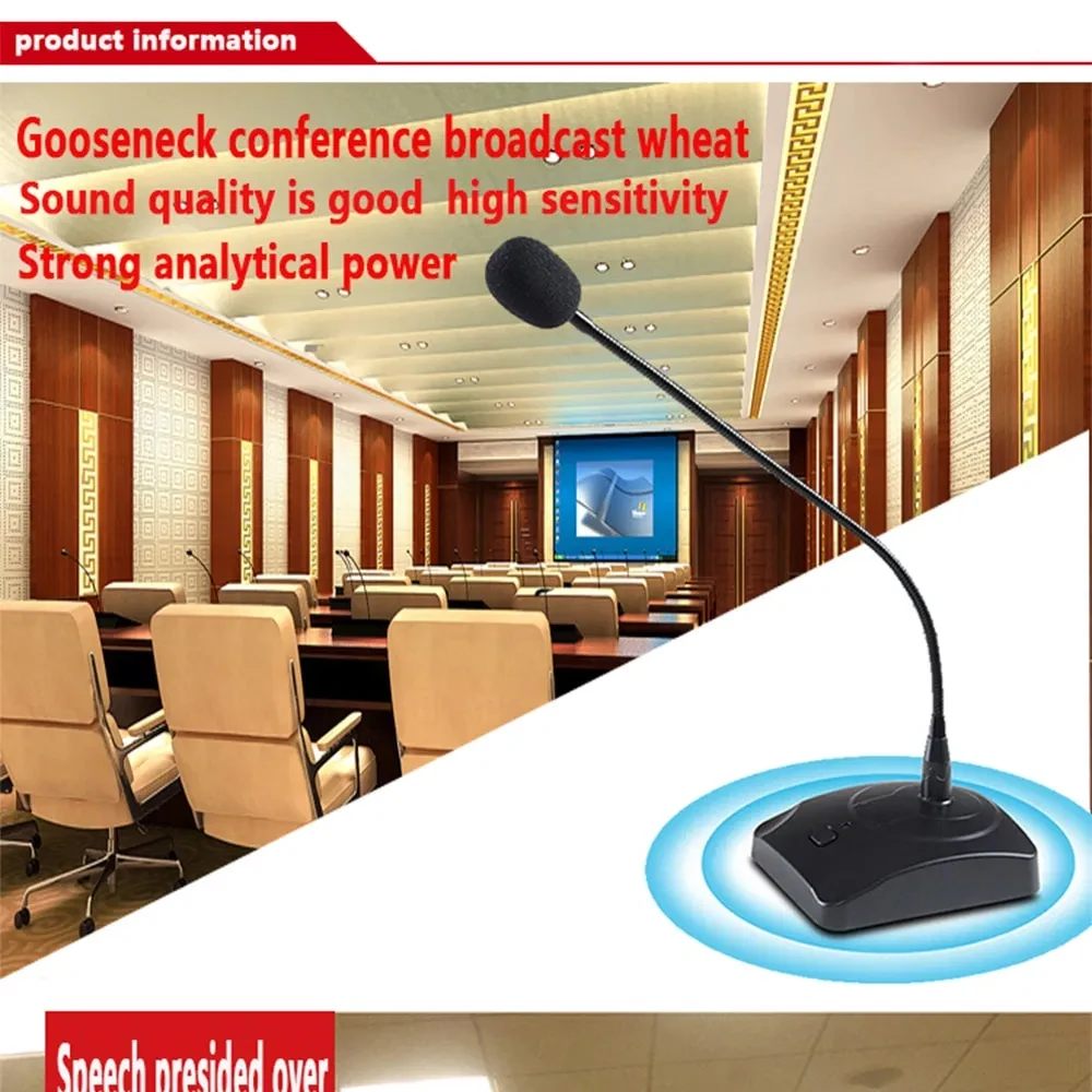 Condenser Desktop Gooseneck Microphone for Conference
