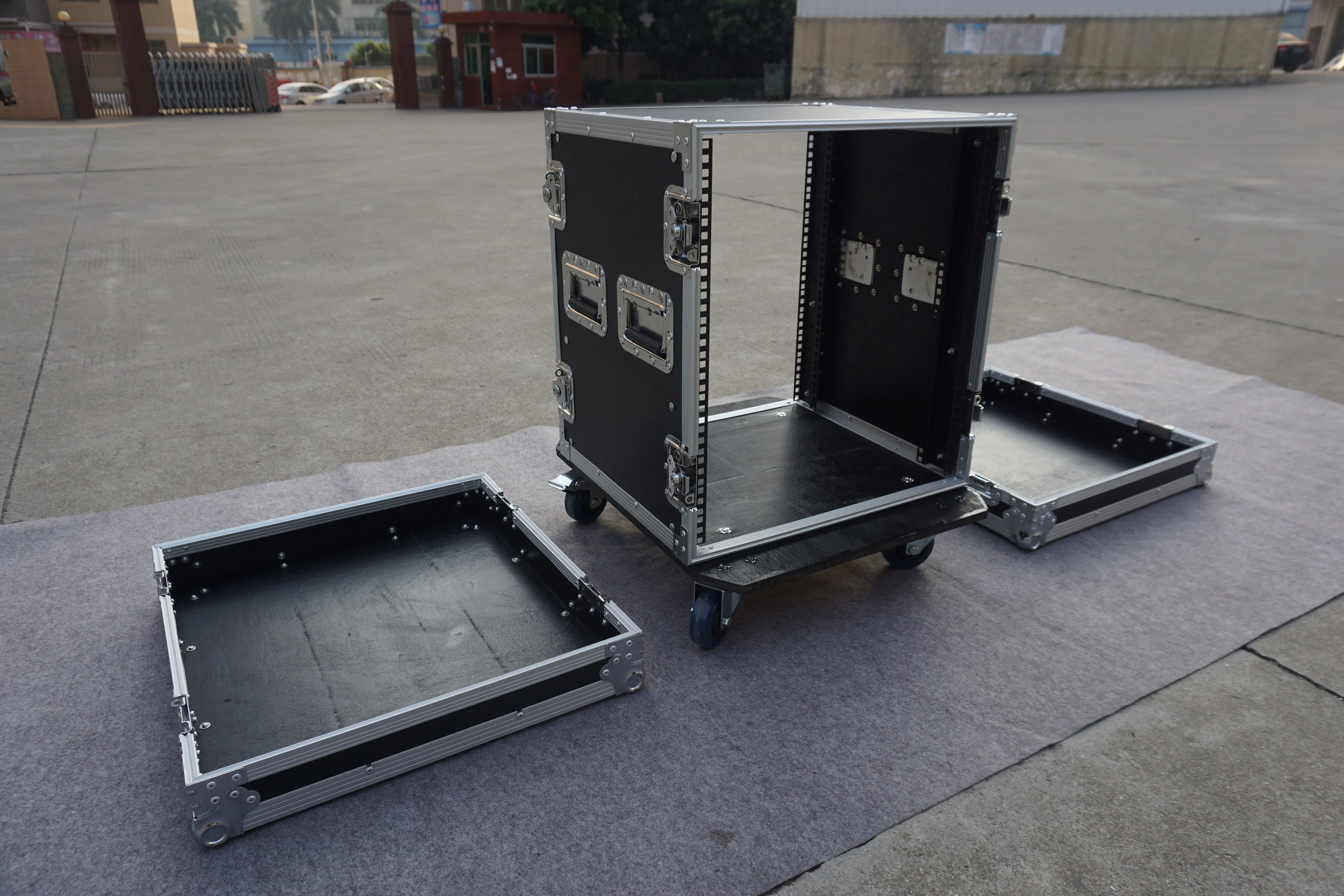 12U Amp Rack Case - Fire-Proof & Water-Proof Flight Case