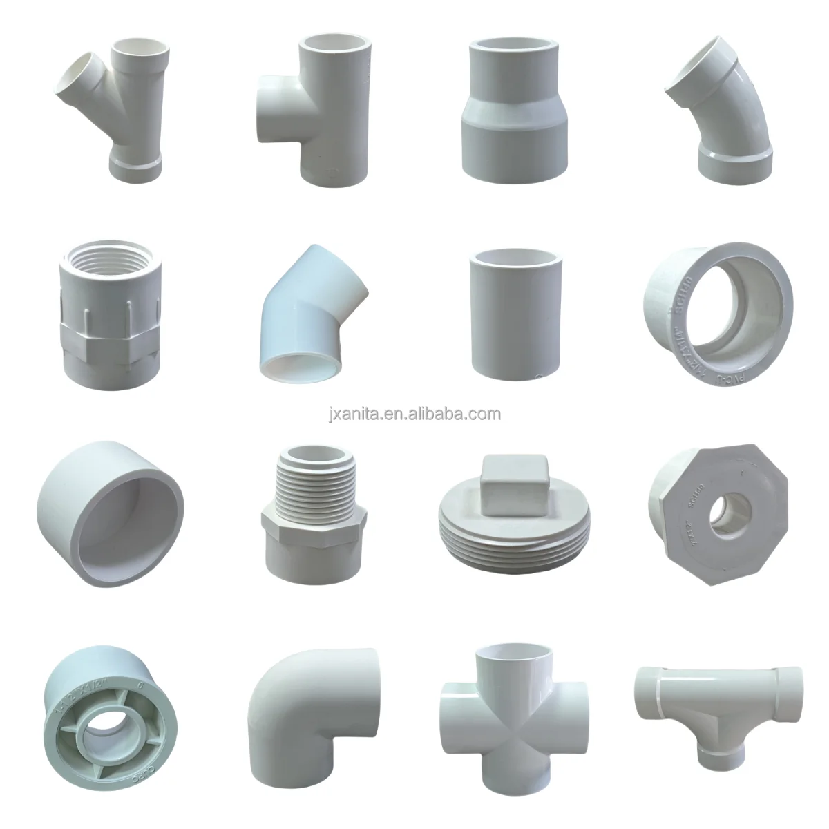 2 Inch White PVC High Pressure UPVC Drainage Conduit Flexible