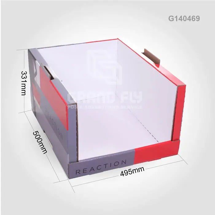 Eco-friendly PDQ Shelf Ready Tray Display Box for Underwear