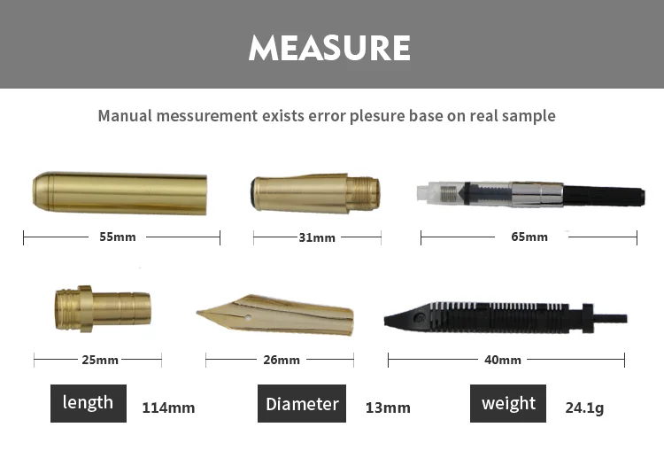 Wood Pen Kit - Assembly & Making Parts for Novelty Pens