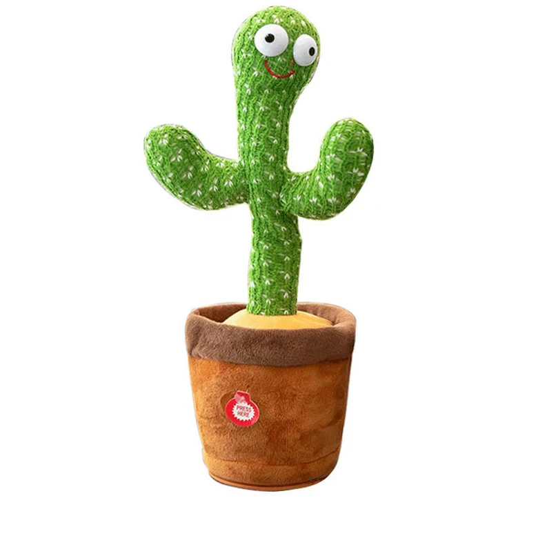 Kids Dancing Cactus Toy 120 Songs Repeating What You Say Talking And ...