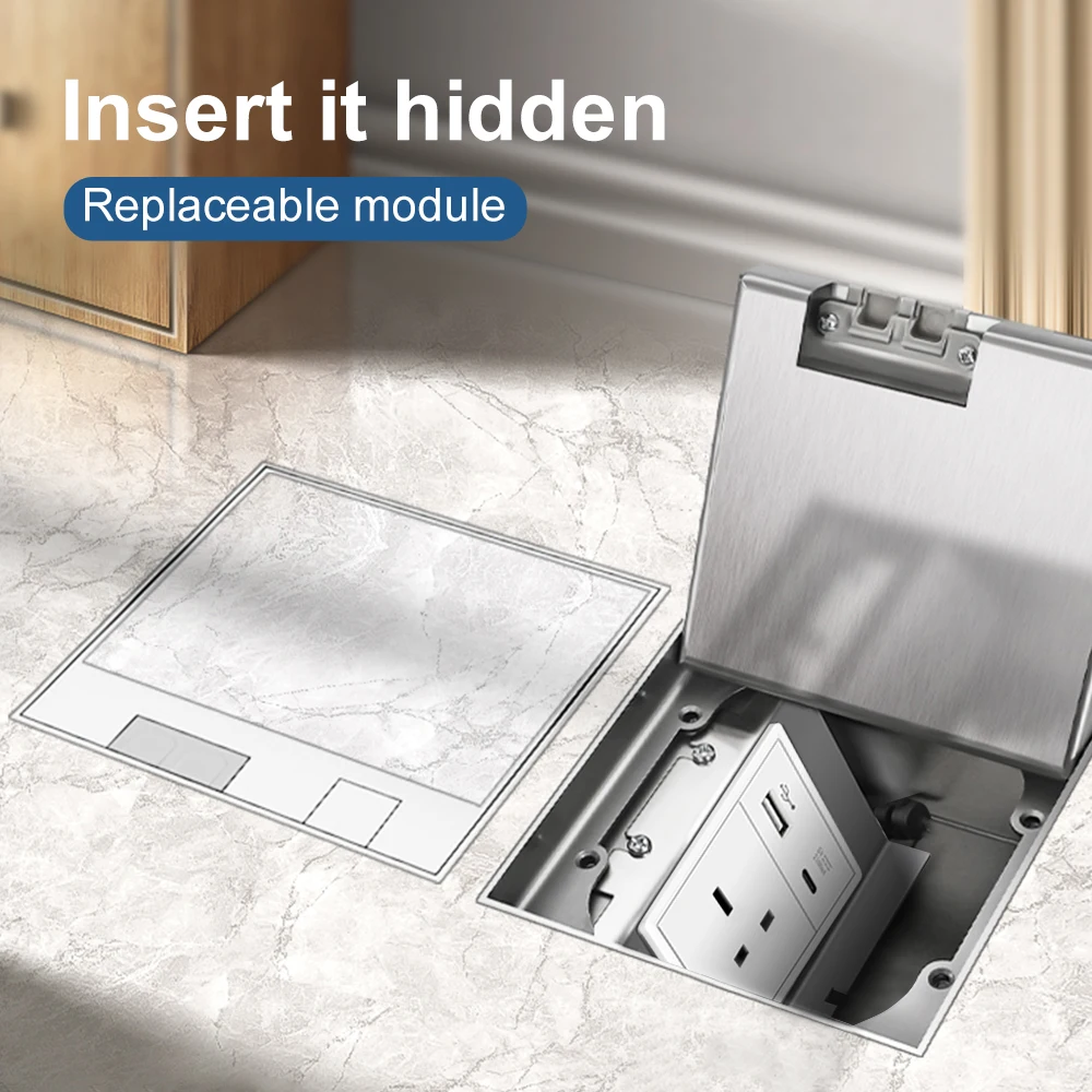 Stainless Steel Floor Socket - Versatile and Durable