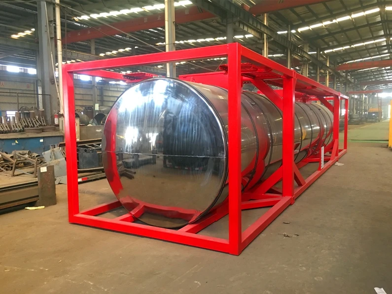 Standard 20ft 30ft 40ft Insulated Tank Container Heat Insulation 50mm ...
