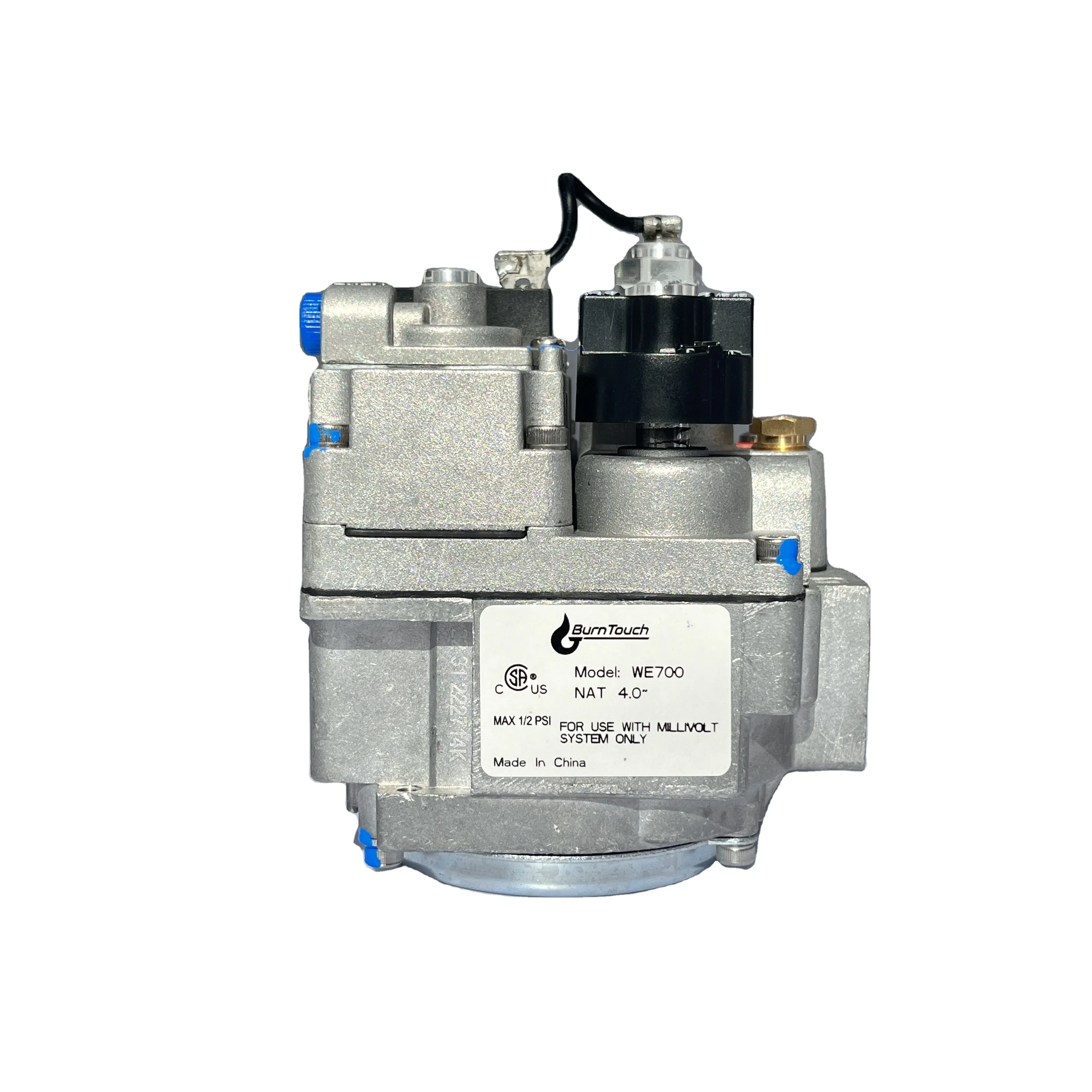 Brass Gas Flow Control Valve for LPG/NG in Deep Fryers