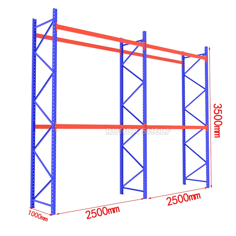 Heavy Duty Adjustable Storage Rack Industrial Rack Beam Style Pallet ...