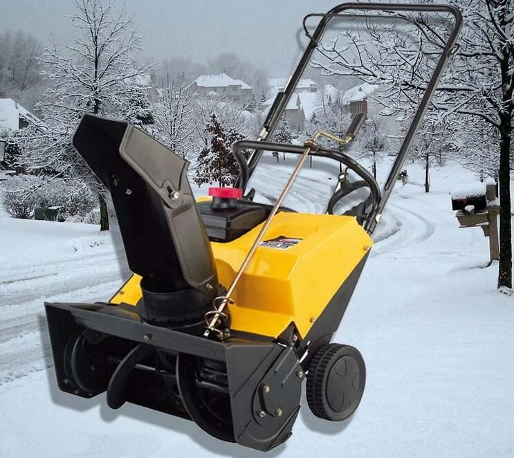 Electric Start Hand Push Self-propelled Snow Removal Equipment Gas Snow ...