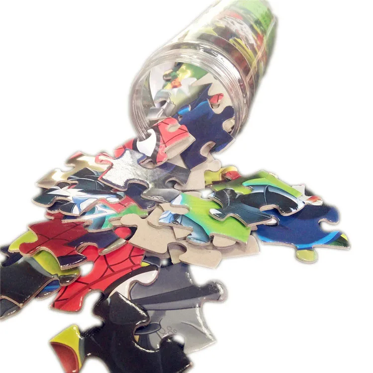 High Quality Creative Custom Blank Plastic Tube Jigsaw Puzzle For Kids ...