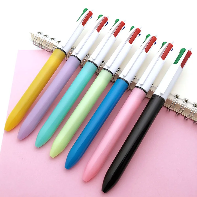 Custom Logo Multi-color 4 in 1 Ballpoint Pen Promotion Gift Ballpoint ...
