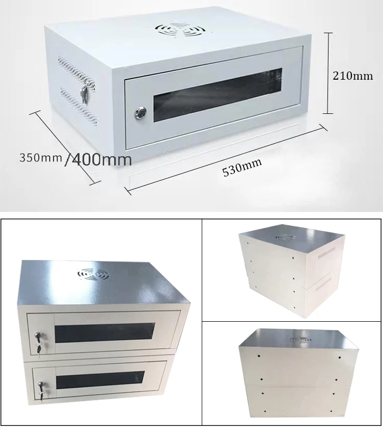 19 Inch Classic Network Wall Mount Rack Case 2u 4u Enclosure White 2u ...