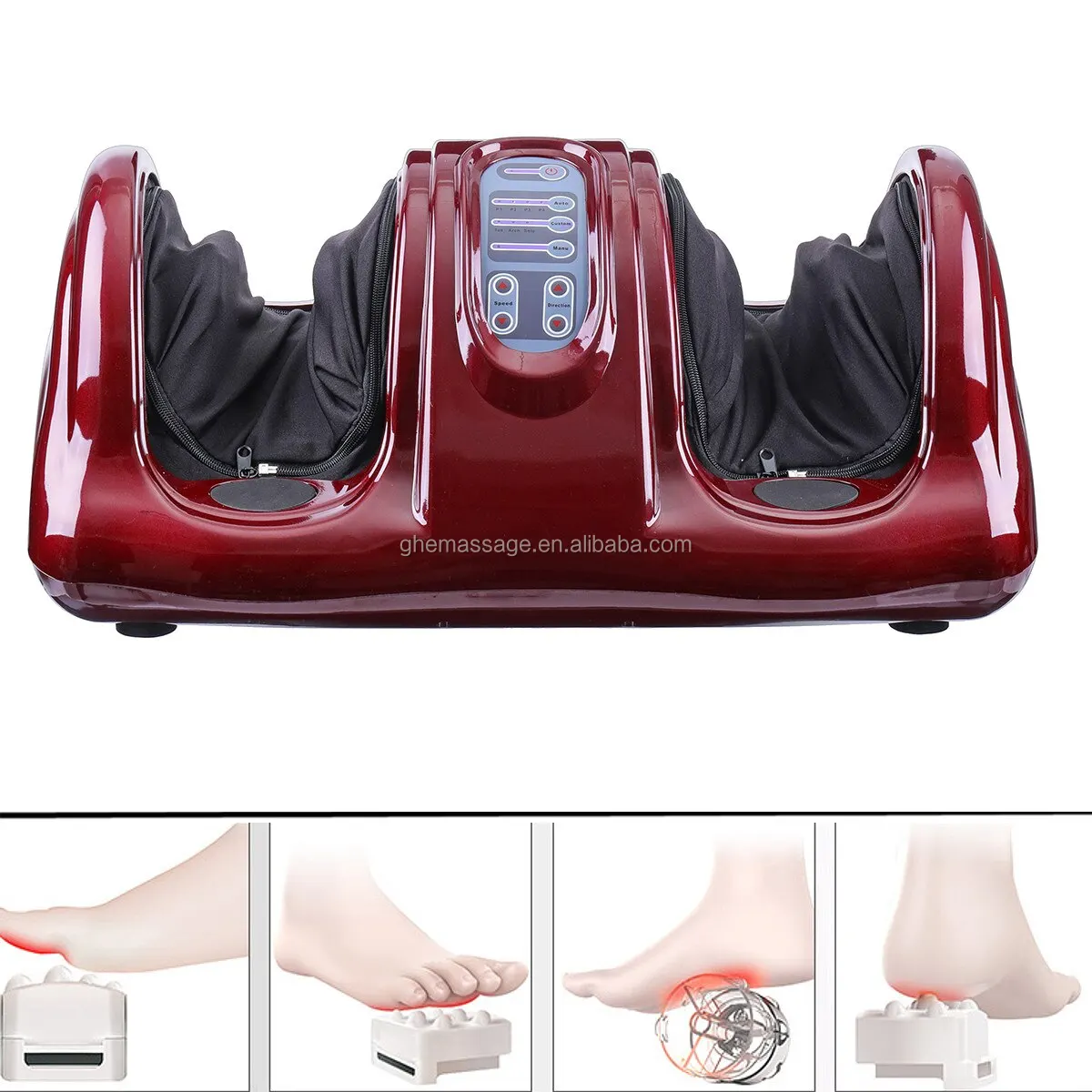 New Automatic Body Shiatsu Spa Bath Vibrator Leg Electric Foot Massage ...