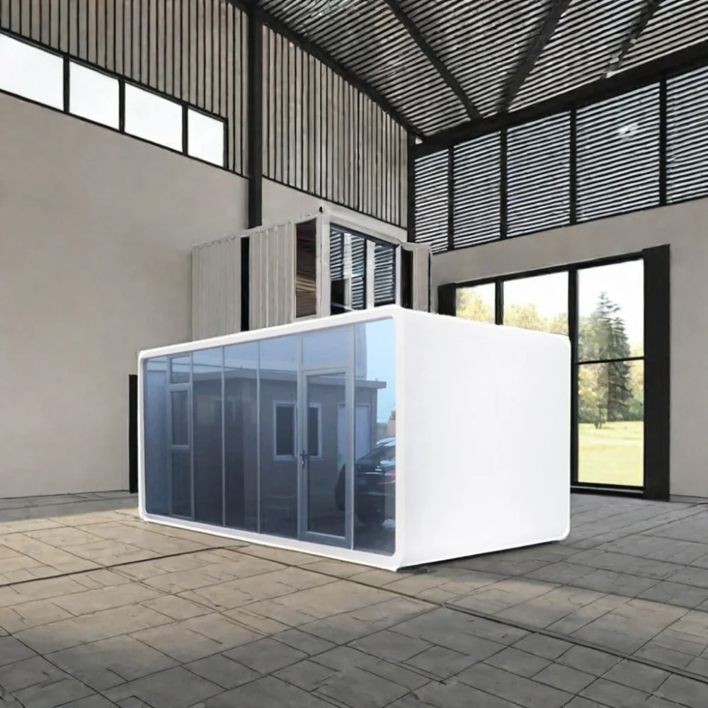 20ft & 40ft Expandable Prefab House Sliding Pod Cabin With Kitchen for ...