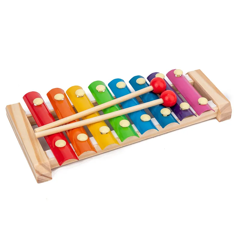 Baby Wooden Educational Toys Rainbow Building Blocks Stacking Toys Game ...
