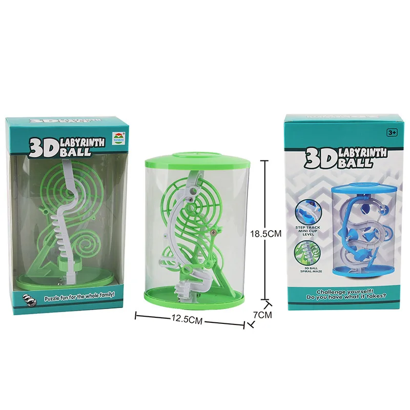 Children Brain Game Educational Plastic Puzzle 3d Labyrinth Ball Maze ...