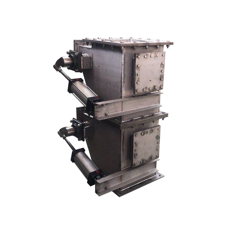 Industrial Airtight Stainless Steel 316L Double Flap Pneumatic Ash ...
