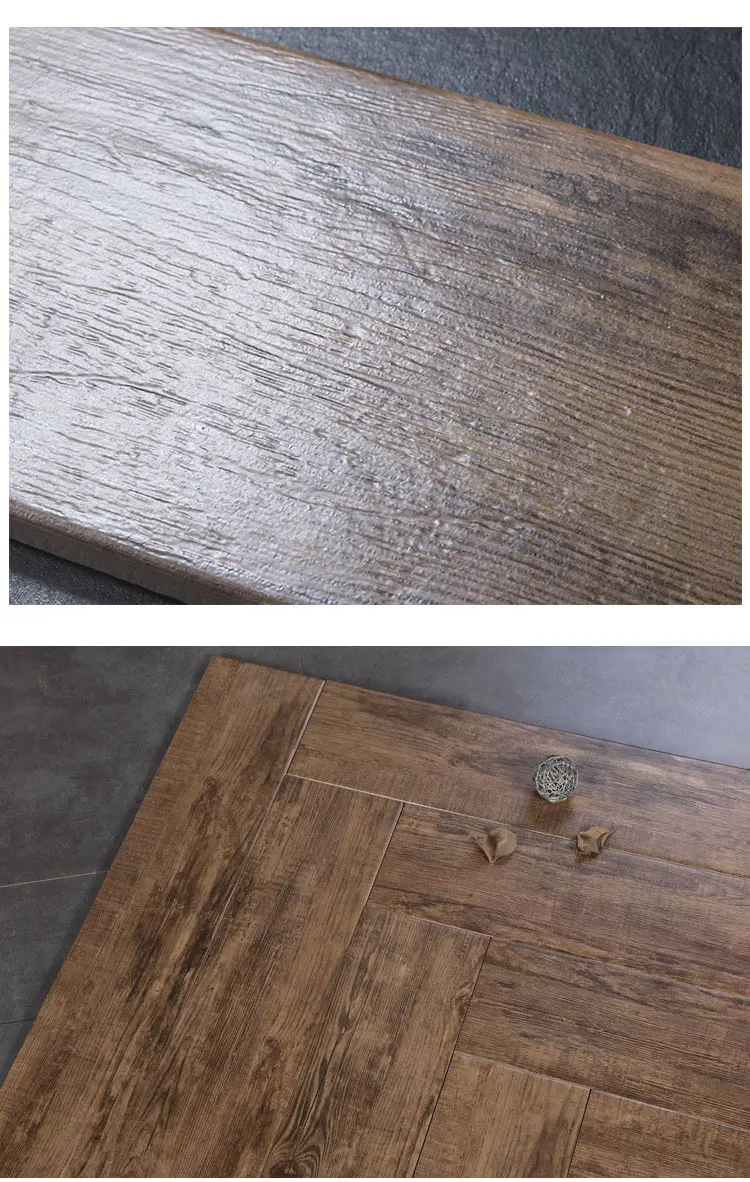 Dark Brown Wooden Rustic Look Texture Porcelain Flooring 150x900 ...