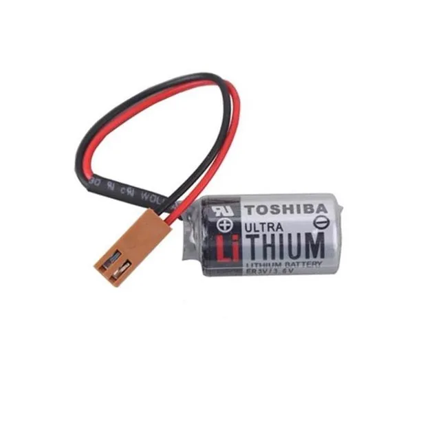 Er3v Battery 3.6v 1200mah Jzsp-ba01 Plc Lithium Batteries With Brown Plug - Buy Er3v Plc Lithium ...