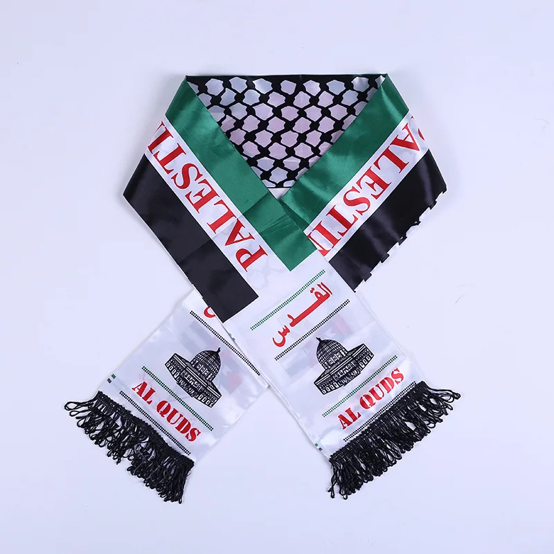 2023 Wholesale Palestine Scarf Palestine Flag Scarf Events Decoration ...