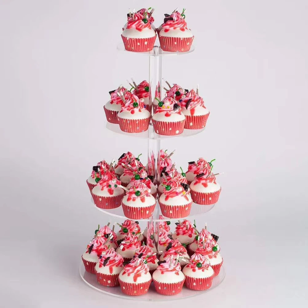 Custom Clear Acrylic Buffet Display Stand Riser for Candy Buffet