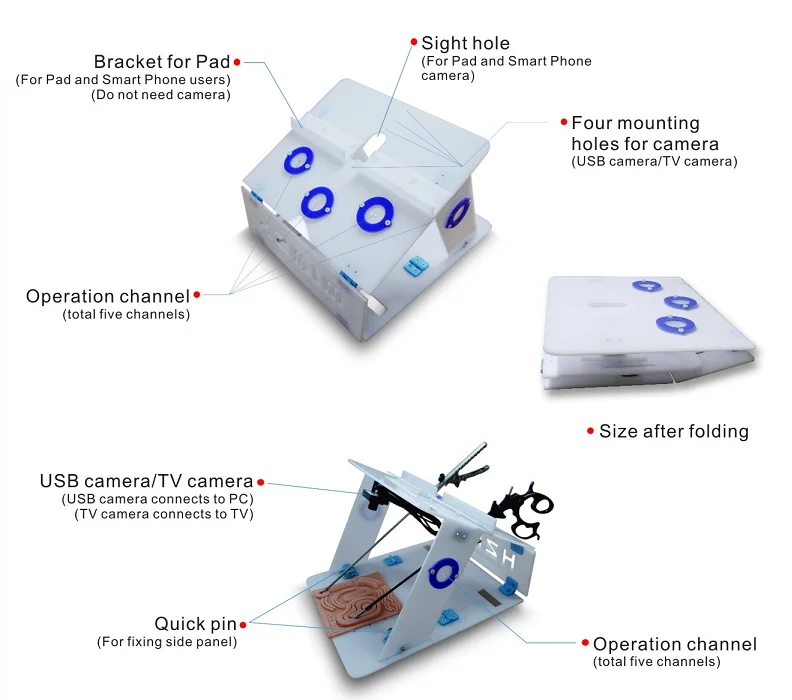 Laparoscopic Trainer Box - Healermed Surgical Simulator