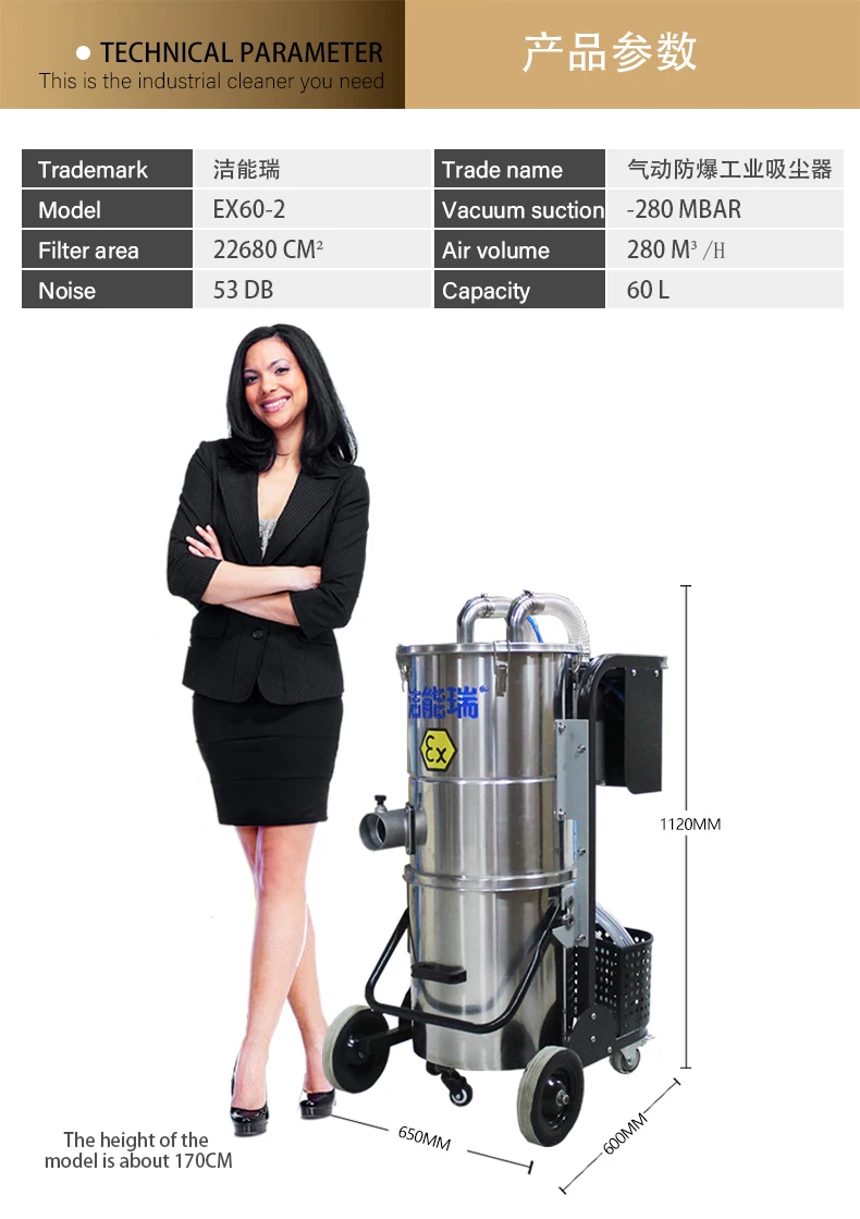 Industrial Vacuum Cleaners for Aluminum - Explosion Proof