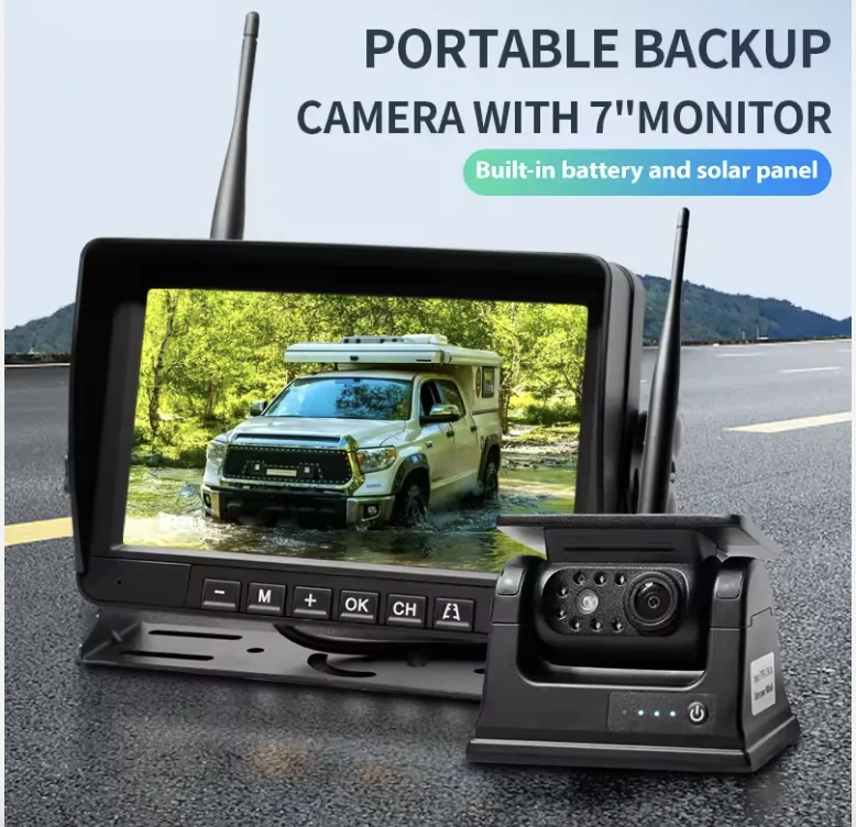 Waterproof Rear View Camera 7" Monitor For Bus,Rv,Trailer,Motor Home ...