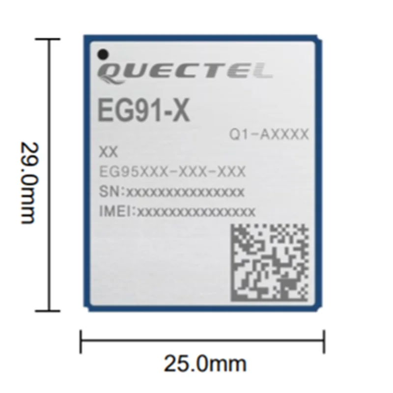Lte Cat 1 4g Iot Module Quectel Eg91 Eg91vxga-128-sgns Eg91naxga-128 ...
