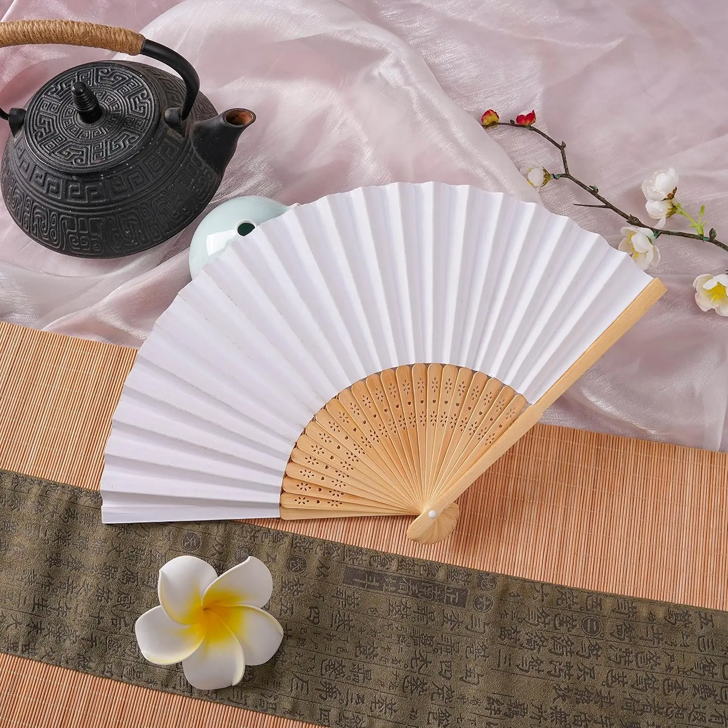 Hand Fans - Eco-Friendly Paper Fans for Weddings & Events