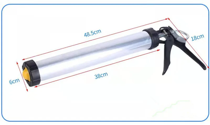 Premium Quality 15-Inch Manual Structural Adhesive Gun Aluminum Tube ...