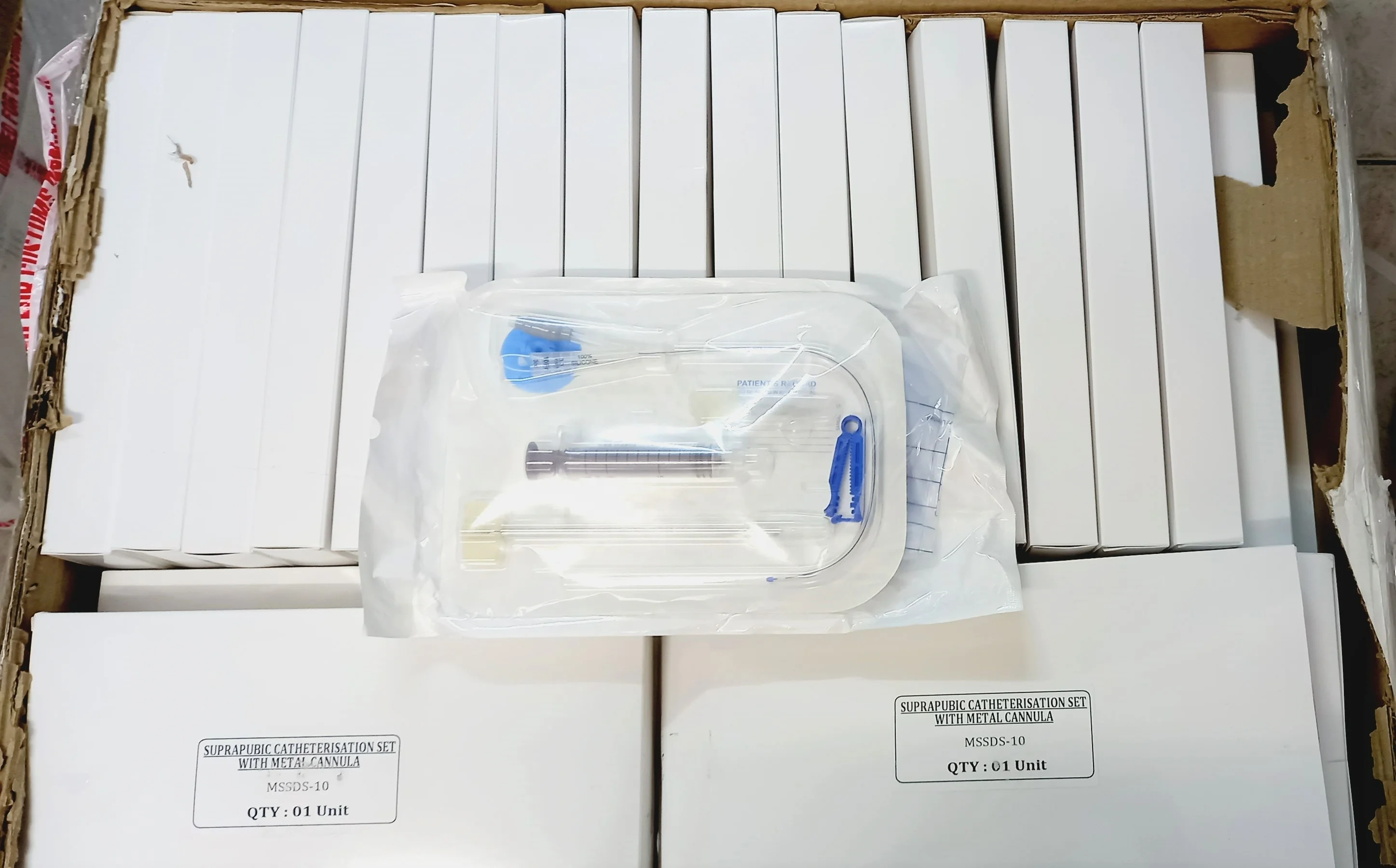 Disposable Suprapubic Catheterization Set Sistofix Double Triple Lumen ...