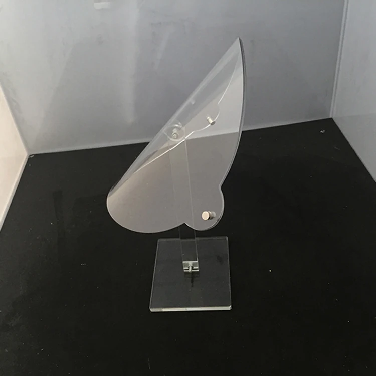 2019 Premium Foldable Clear Acrylic Facial Mask Holder Display Stand