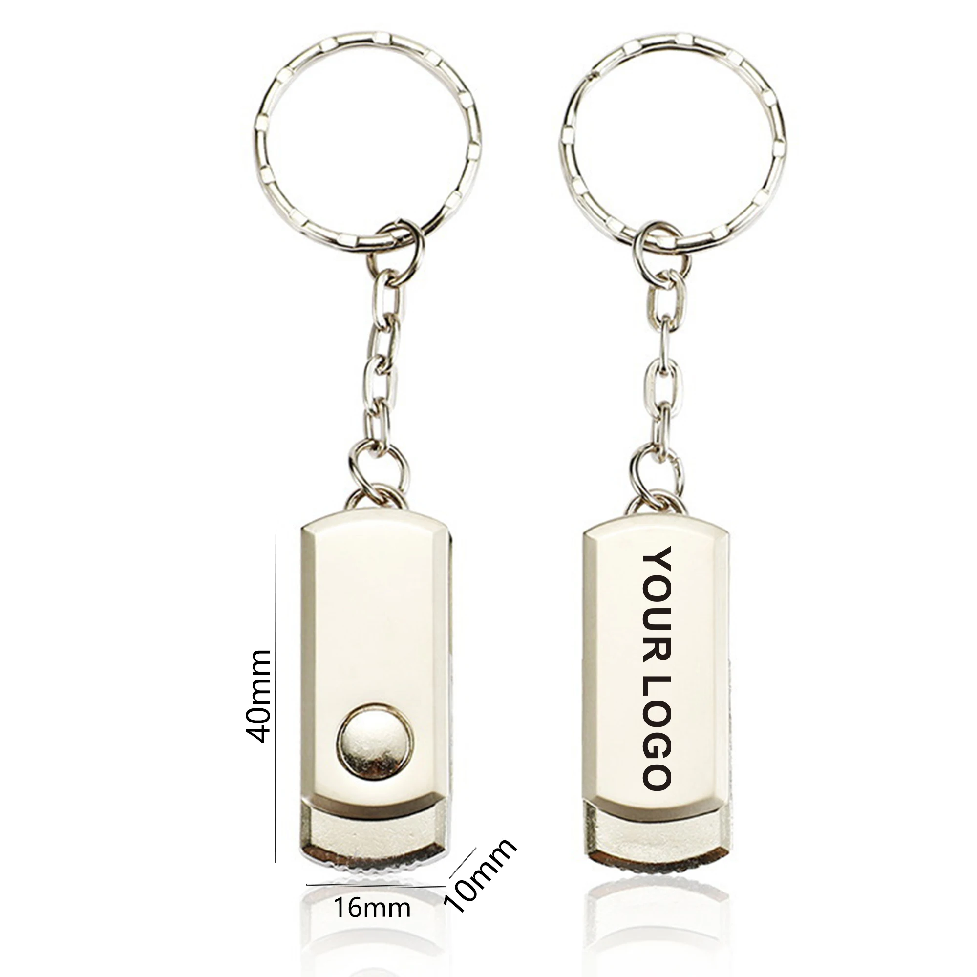Swivel Small Metal Usb 2.0/3.0 Flash Drive High Speed 2gb 4gb 8 Gb 16 ...