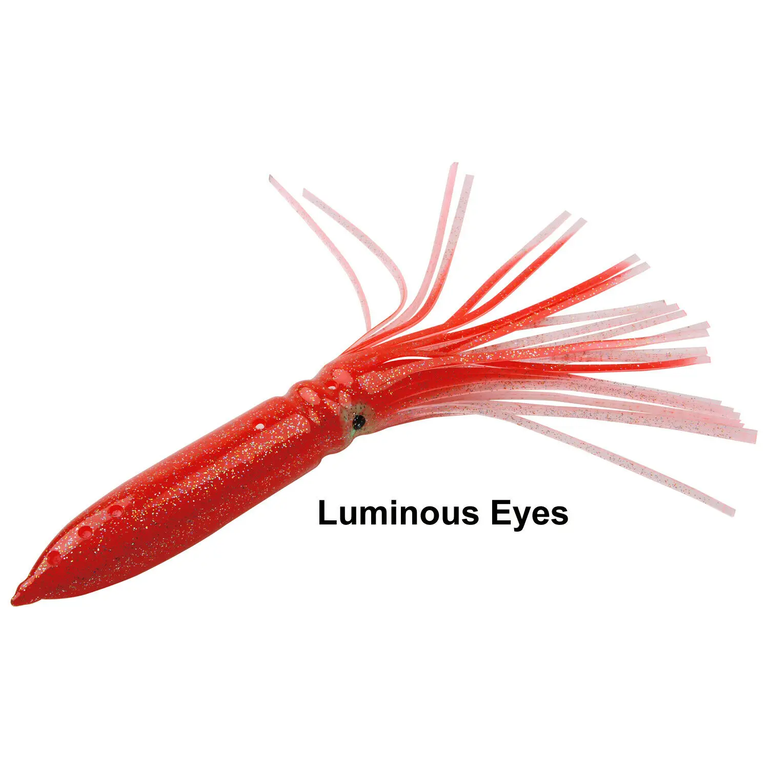 30cm Soft Skirt Plastic Squid Trolling Lure Luminous Octopus Squid ...