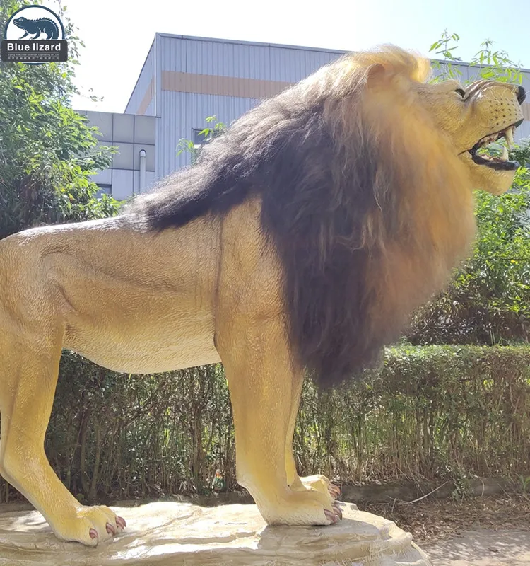 Realistic Life Sized Animal Model - Animatronic Lion