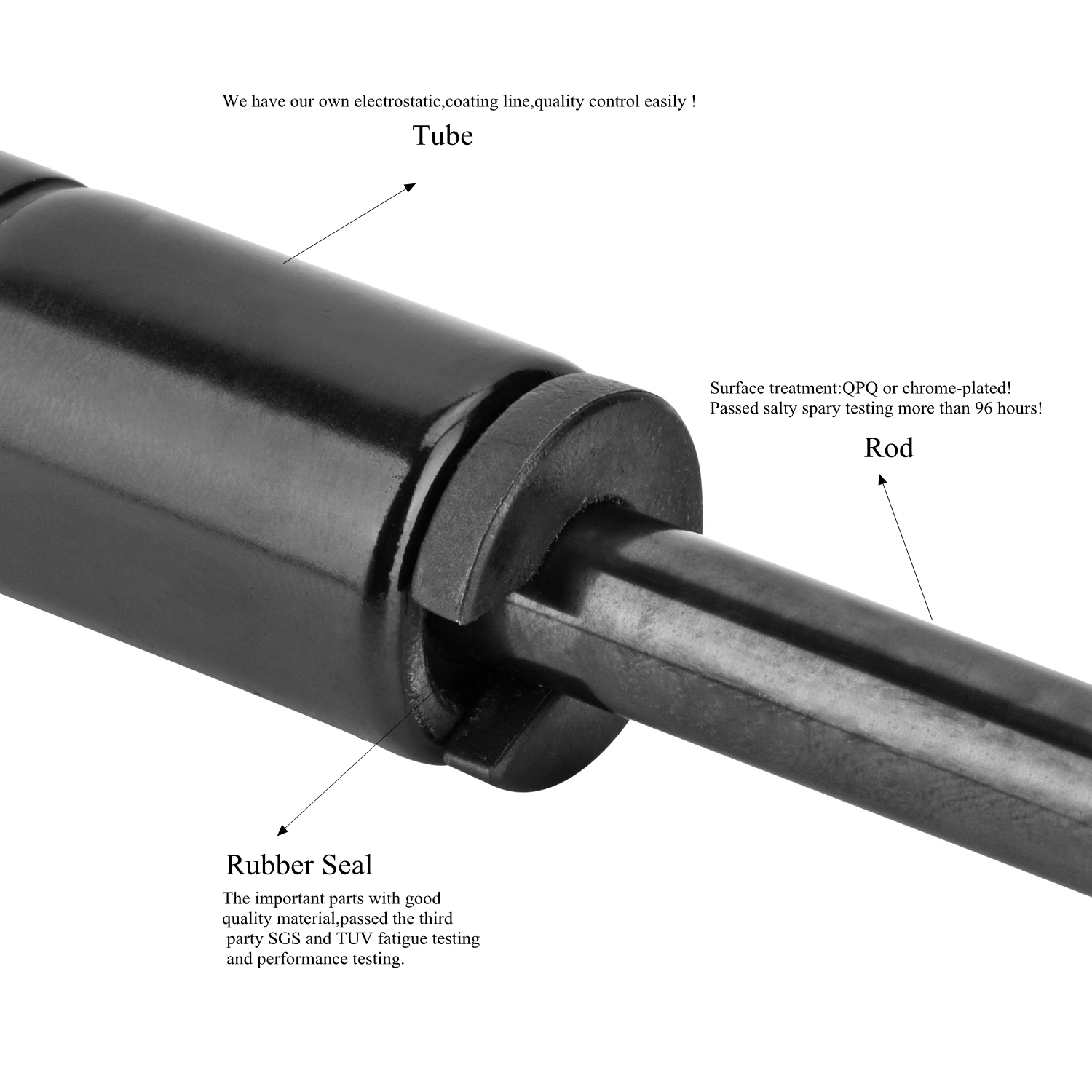 Gas Piston Locking Adjustable Gas Spring Struts - 2 Years Warranty