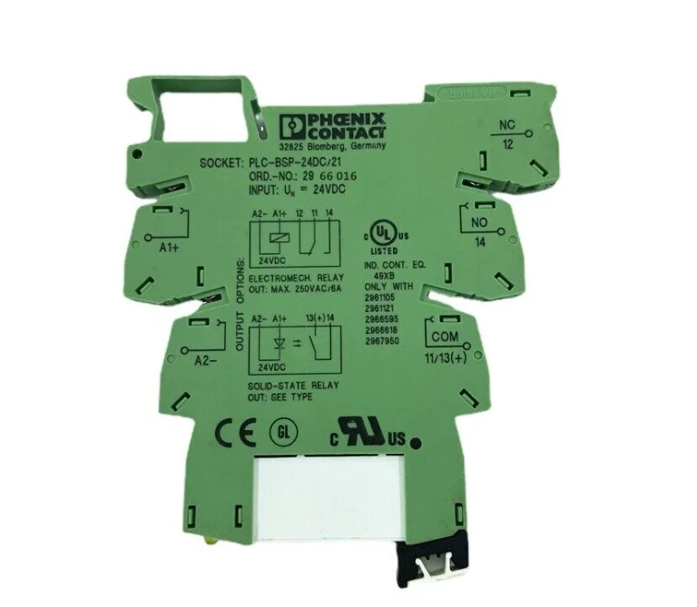 Phoenix Plc-rsc-24dc/21 2966171 2961105 24vdc Power Relay Base 2966016 ...