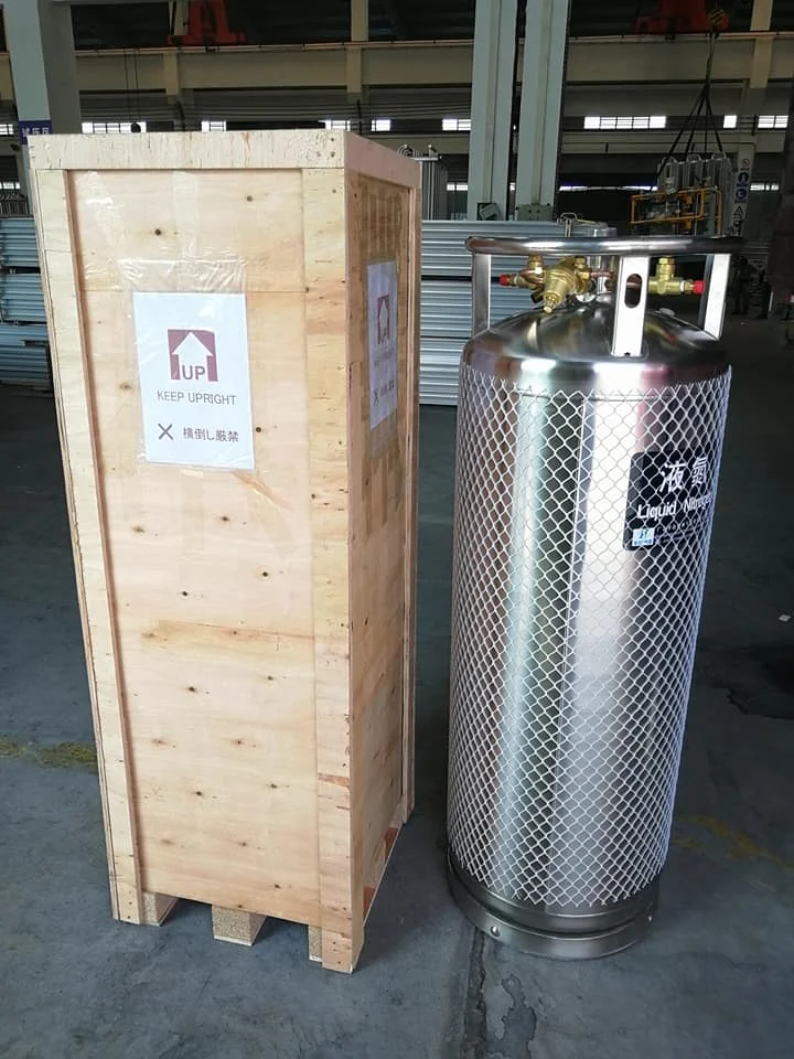 175l 1.4mpa Vertical Liquid Argon Cryogenic Cylinder Vgl Gas Bottle Dewar Tank Manufacturers ...