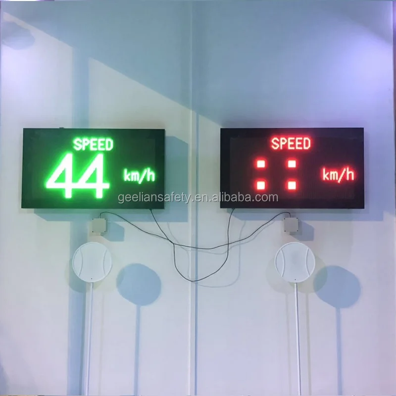Road Safety Meter Sensor Limit Detector Display Sign Doppler Solar Or ...