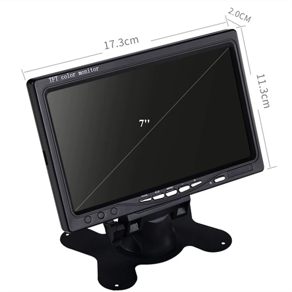 Car Reversing Camera Rca 7inch Lcd Monitor Truck Bus Van Rear View Kit ...